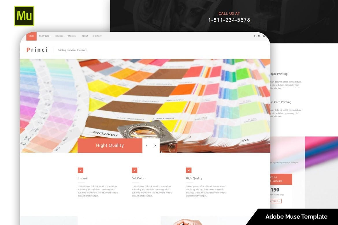 Princi — Printing Services Muse Template | by Logosmith | Jul, 2024 ...