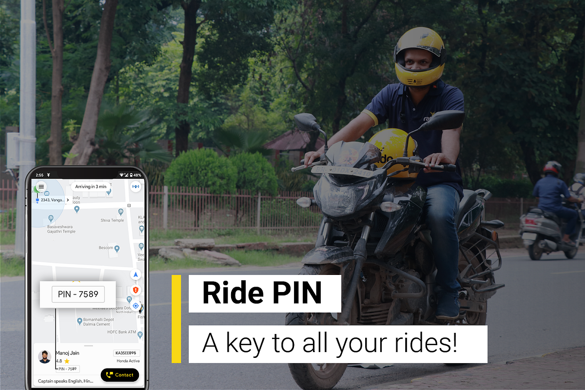 Rapid PIN — A smart way to unlock your Rapido Rides | by Aditi Halder ...