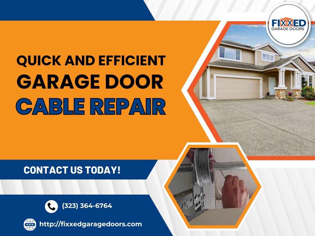 Expert Garage Door Cable Installation in Burbank with Fixxed Garage ...