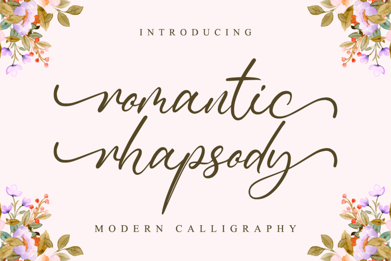 Romantic Rhapsody Font | by Kaitooon | Sep, 2024 | Medium