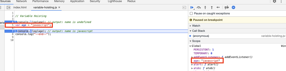 Javascript : Variable Hoisting. Hoisting is a JavaScript mechanism ...
