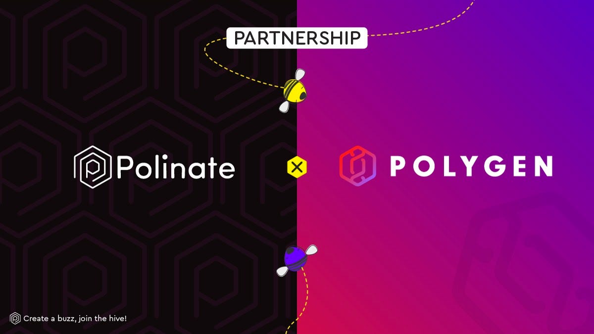 Polinate Is Teaming Up With Polygen! | by Polinator | Polinate Hive ...