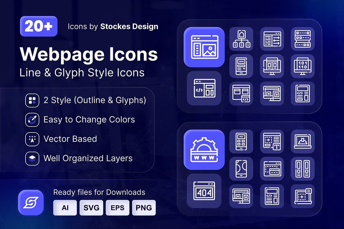 Webpage icons Pack | by Cymcnyrm | Oct, 2024 | Medium