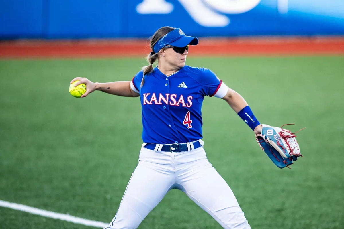Kansas softball gives up late lead in loss to USF | by Jordan Coburn ...