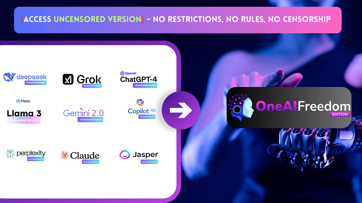 🧠 One-AI Freedom Review — The World’s Most Powerful Uncensored AI App Collection | by Stacy ...