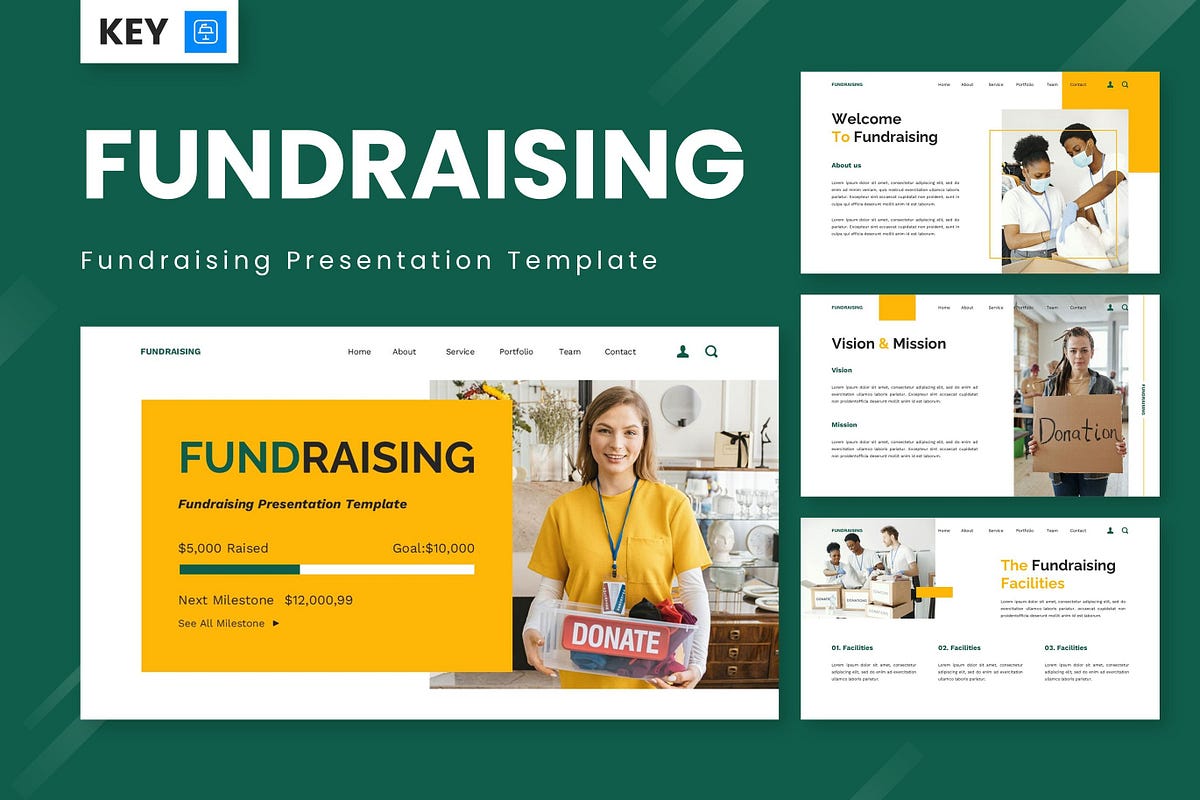 Fundraising — Fundraising Keynote Templates | by Cybercrescent | Aug ...