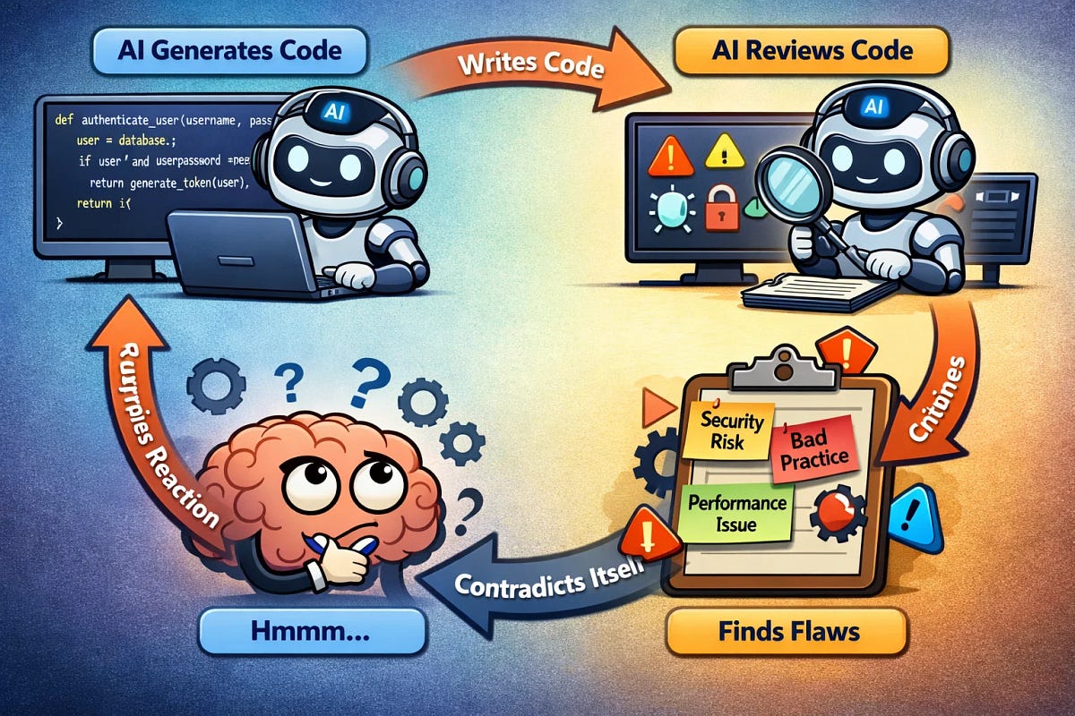 AI Wrote the Code. Then Criticized It. | by techWithNeer | Feb, 2026 ...