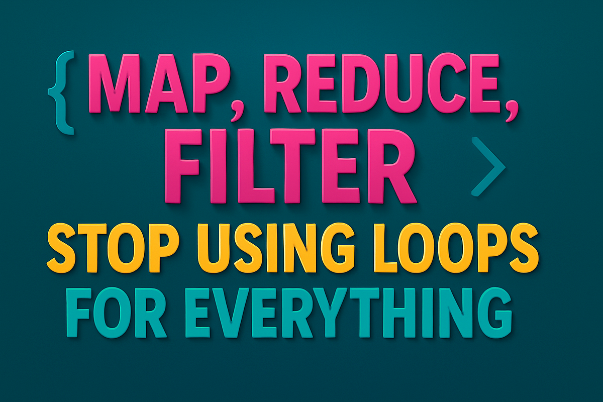 Map Reduce Filter In Javascript Stop Using Loops For Everything By
