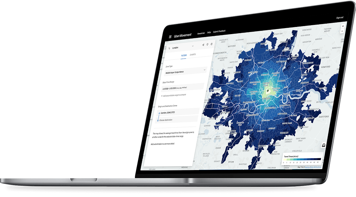 Uber’s Time Machine. How Uber Movement Uses Color to Explore… | by ...
