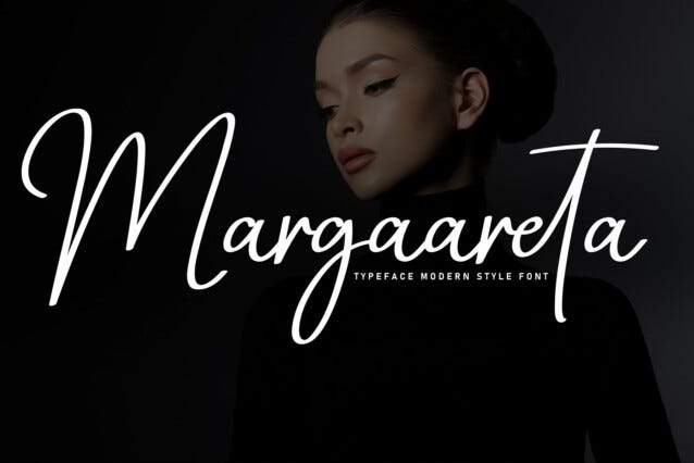 Margareta Handwritten Font Free Download & Preview - kaisunnan8 - Medium
