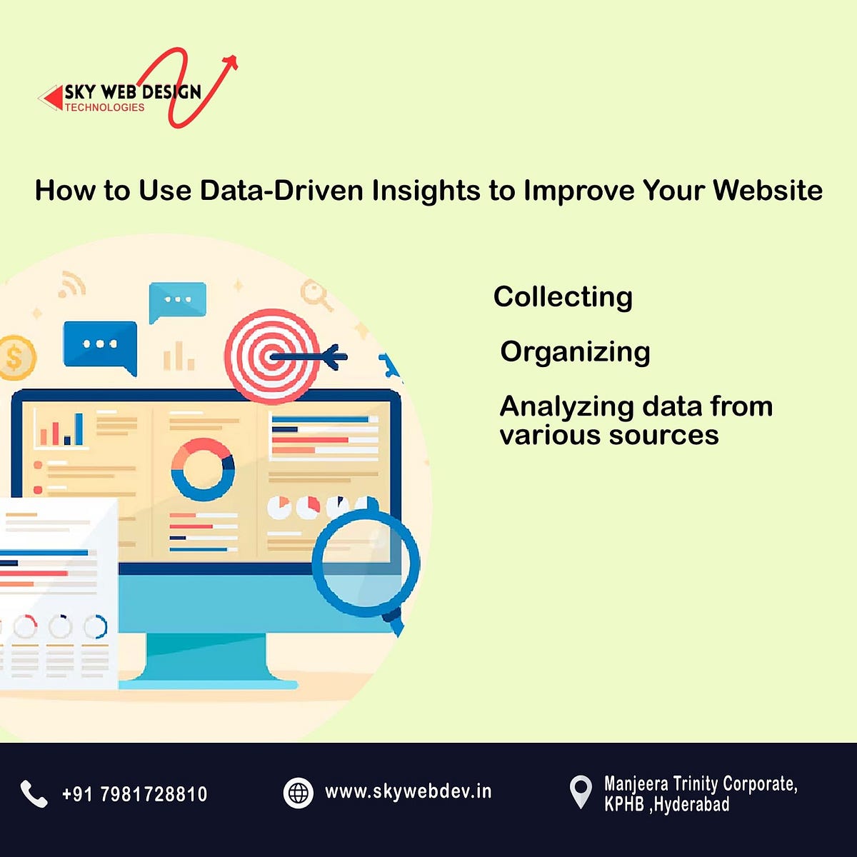 “How to Use Data-Driven Insights to Improve Your Website” | by Skyweb | Aug, 2024 | Medium