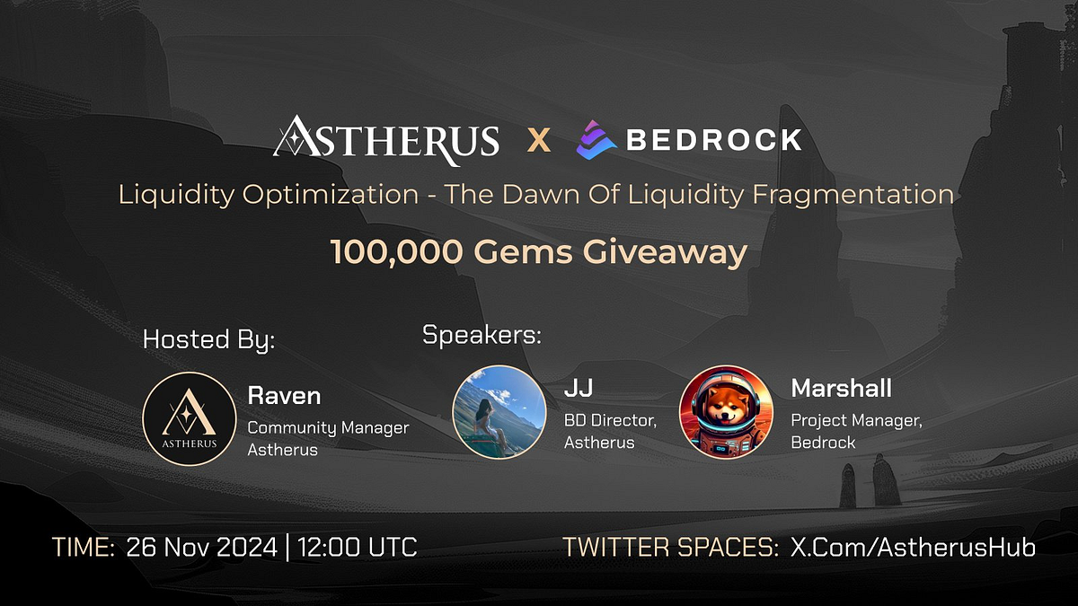 AMA with Bedrock — Astherus Recap | by Aster | Aster | Medium