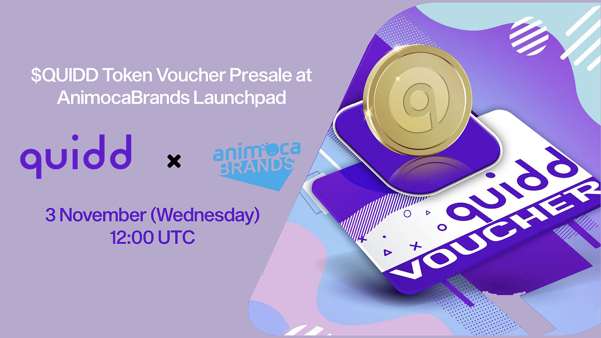 Get Ready for the Voucher Presale for $QUIDD, the Token for the ...