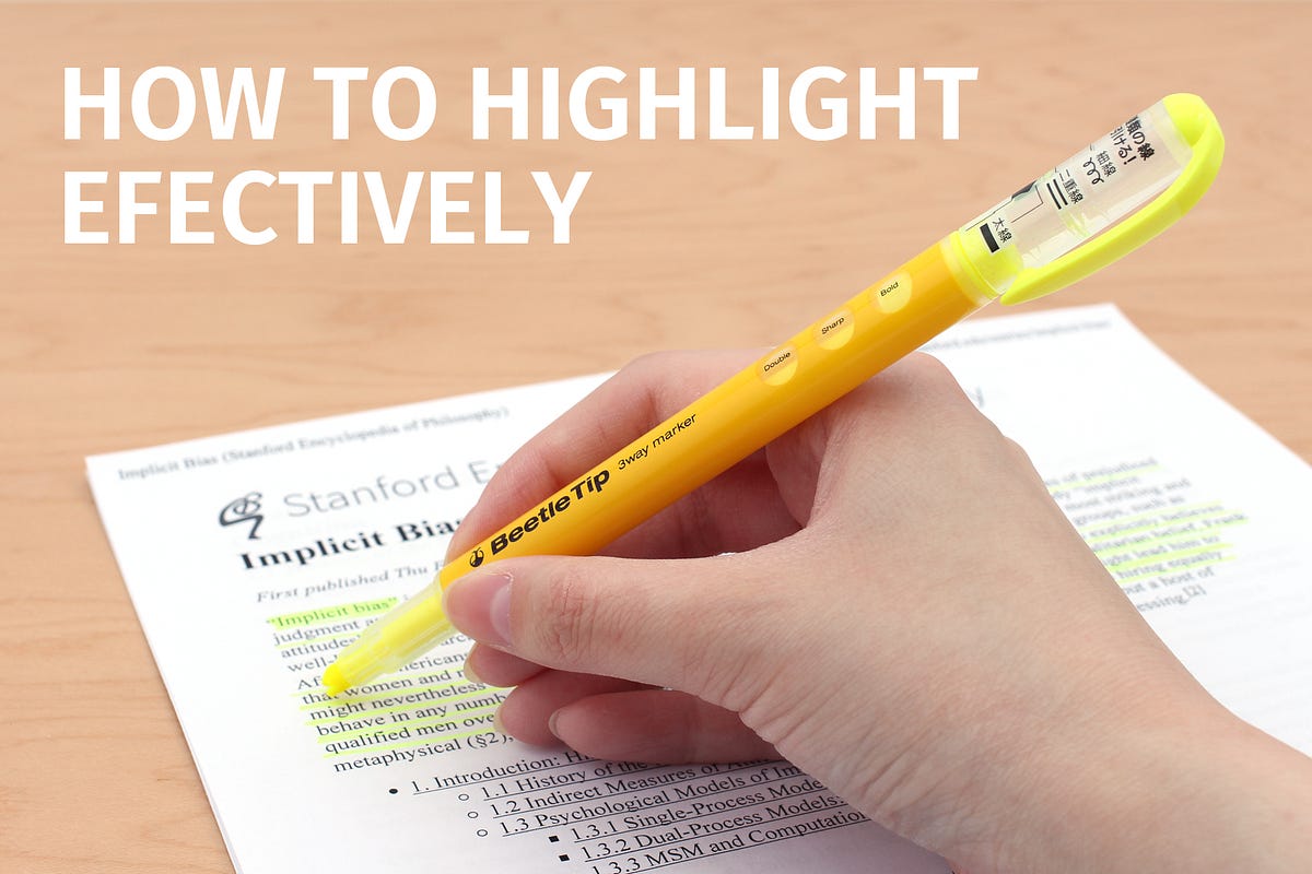Mastering Note-Taking: How To Use Highlighter In Notes Like a Pro | by ...