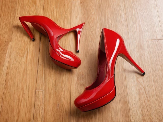 Red Shiny Heels | by Grace Wilson | Medium