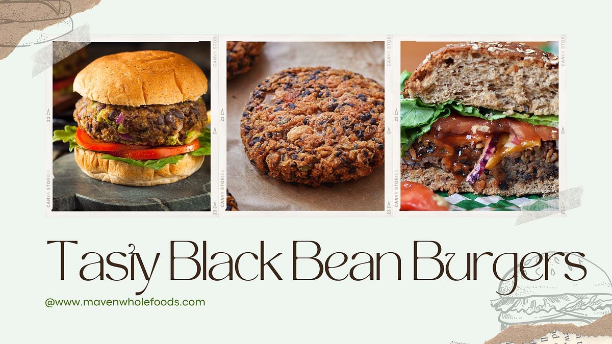 Black Bean Burgers Recipes. Black Bean Burgers | by Mavenwholefoods ...