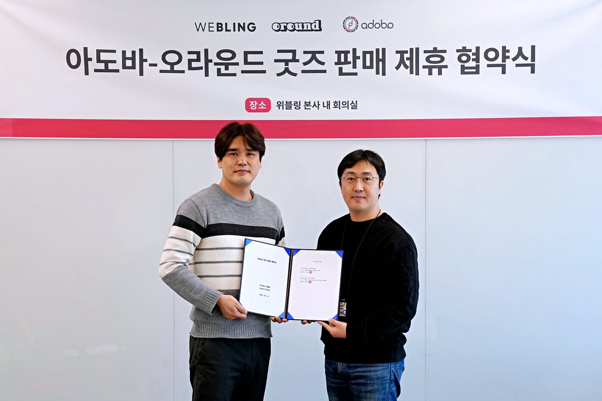 [adoba-Oround] supporting goods production and sales for content creators | by Jaeyoon Ko ...