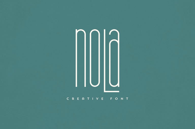 Nola Font Free Download - audrey97 - Medium