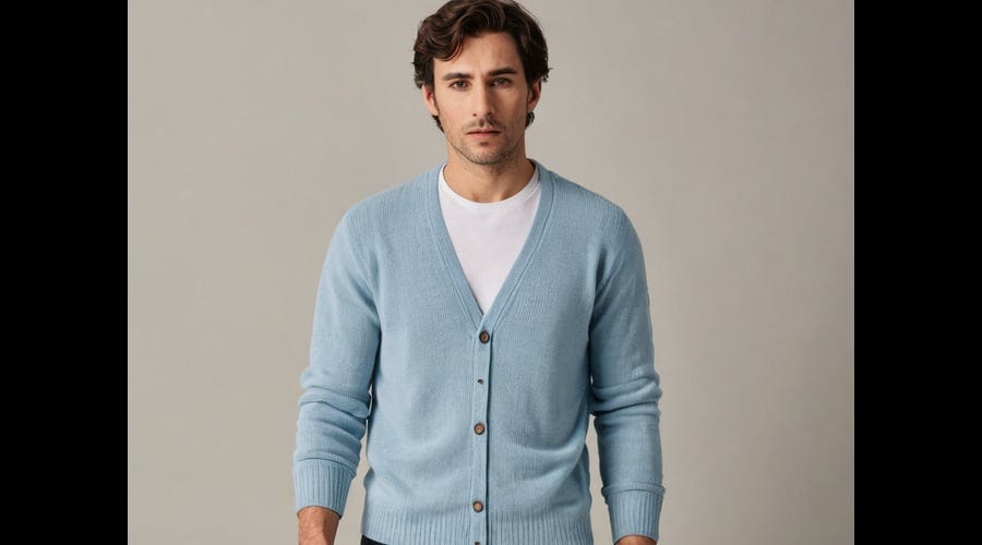 Light Blue Cardigan | by Brayden Adams | Medium