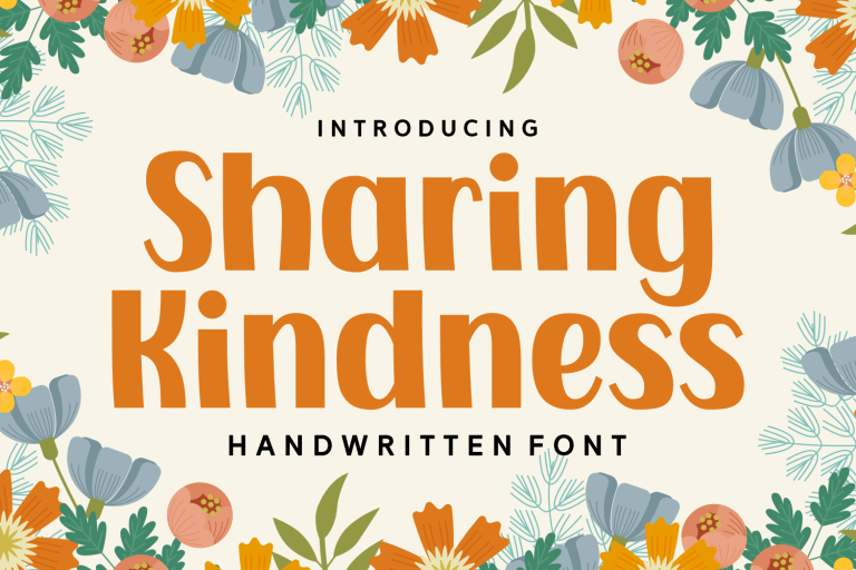 Sharing Kindness Font Free Download - audrey97 - Medium