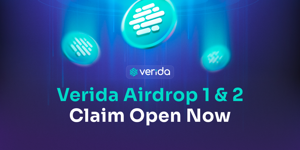 Verida Airdrop 1 & 2 Claim Open Now | by Verida | Verida