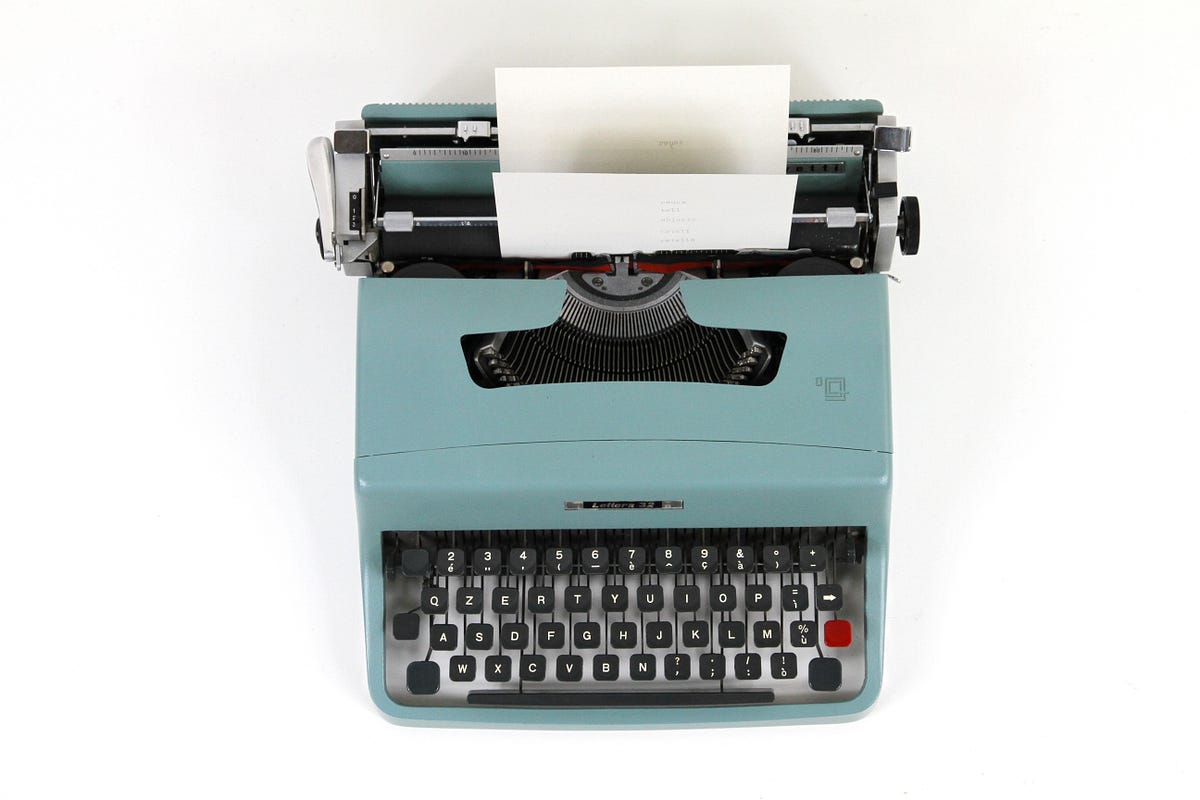 How Did You Get Started Writing?. I started writing on a typewriter ...