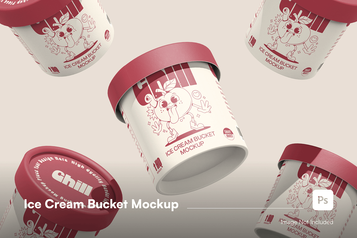 Ice Cream Bucket Mockup | by Digidrifter | Sep, 2024 | Medium