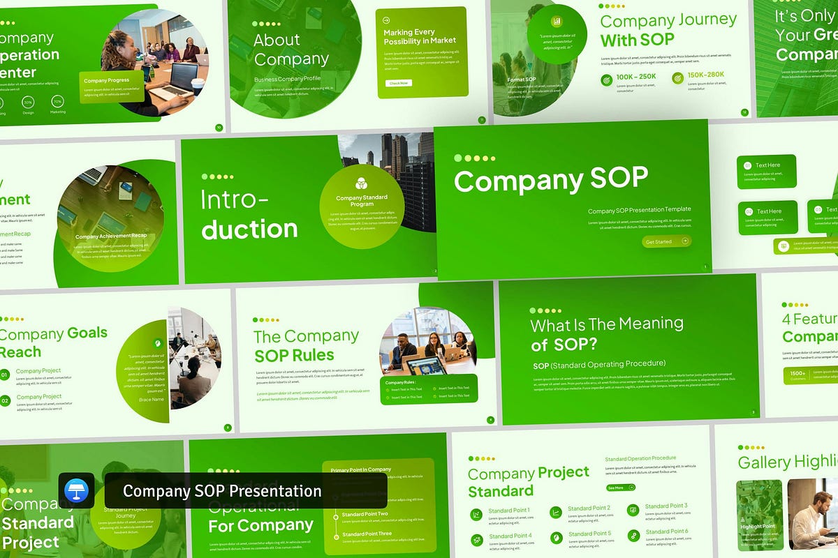 SOP Company Keynote Presentation - Illustrapro - Medium