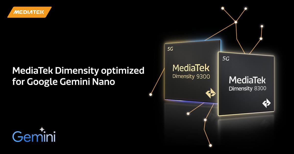 MediaTek Dimensity Chipsets Optimized for Google’s Gemini Nano ...