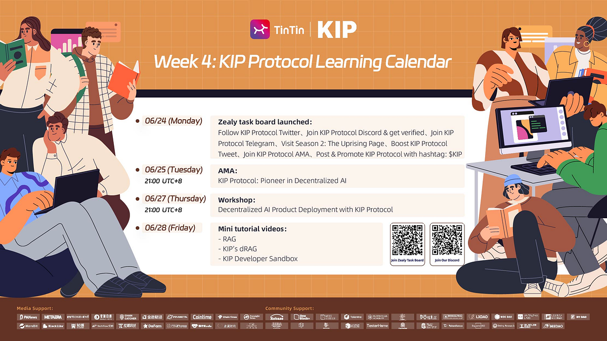 Explore the Future of Decentralized AI with KIP Protocol! Week 4 of TinTinLand Web3 + AI ...