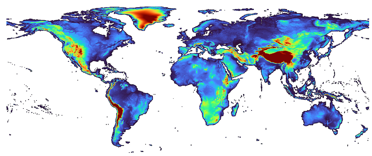 An Ensemble Digital Terrain Model of the world at 30 m spatial ...