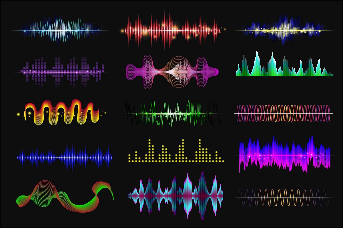 Sound Waves Set (Objects Graphics) | by Neonnebula | Medium