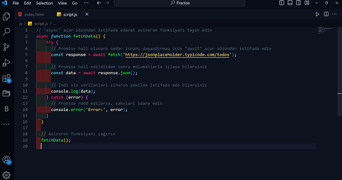 Javascript Async/ Await. JavaScript async/await bizə… | by Asim Ehmed | Medium