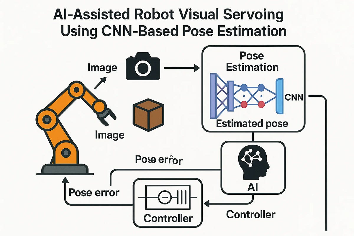 AI-Assisted Robot Visual Servoing Using CNN based Pose Estimation | by Dr. Ameer Hamza Mahmood ...