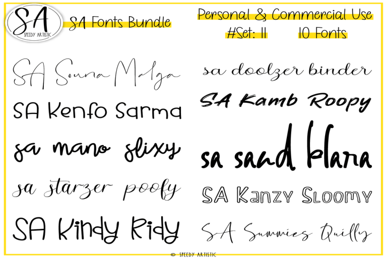 Script and Handwritten Bundle 10 Font | by Kaitooon | Jul, 2024 | Medium