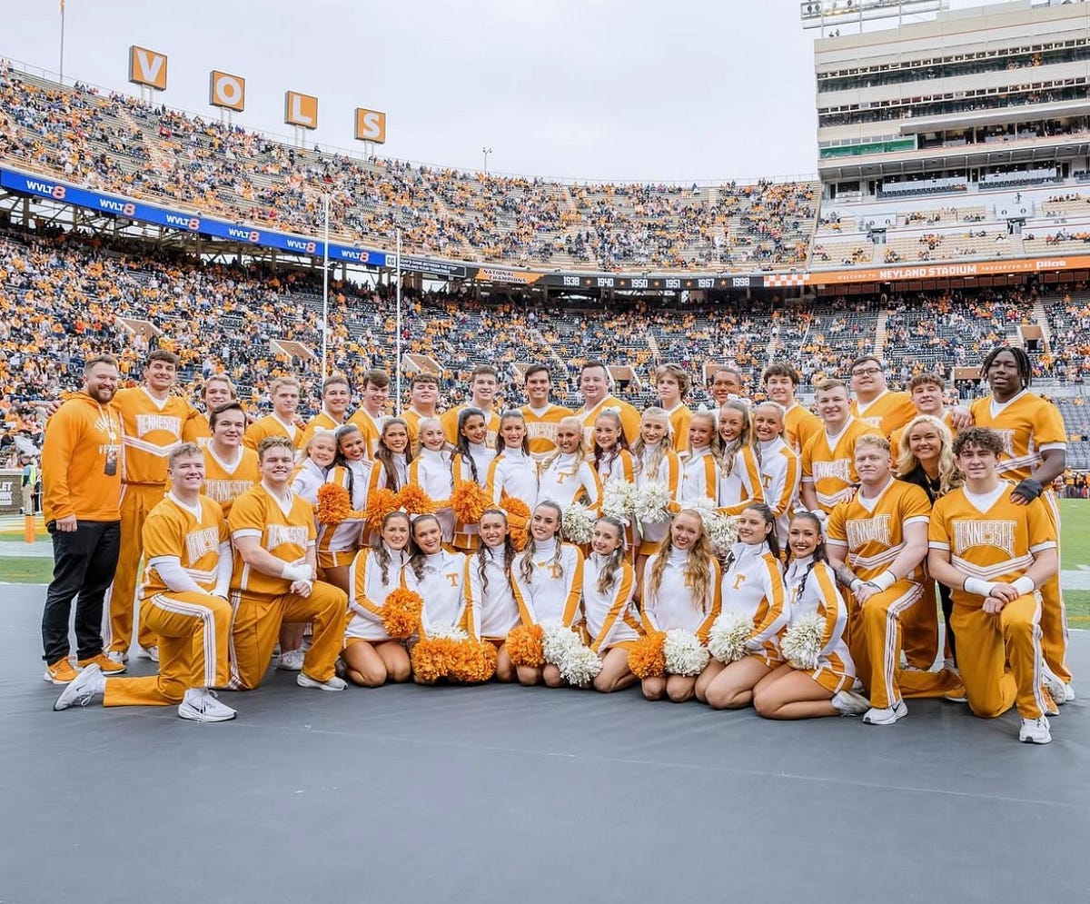 The Spirit Behind the Vols: UT Cheer Team Deserves More Than Applause ...