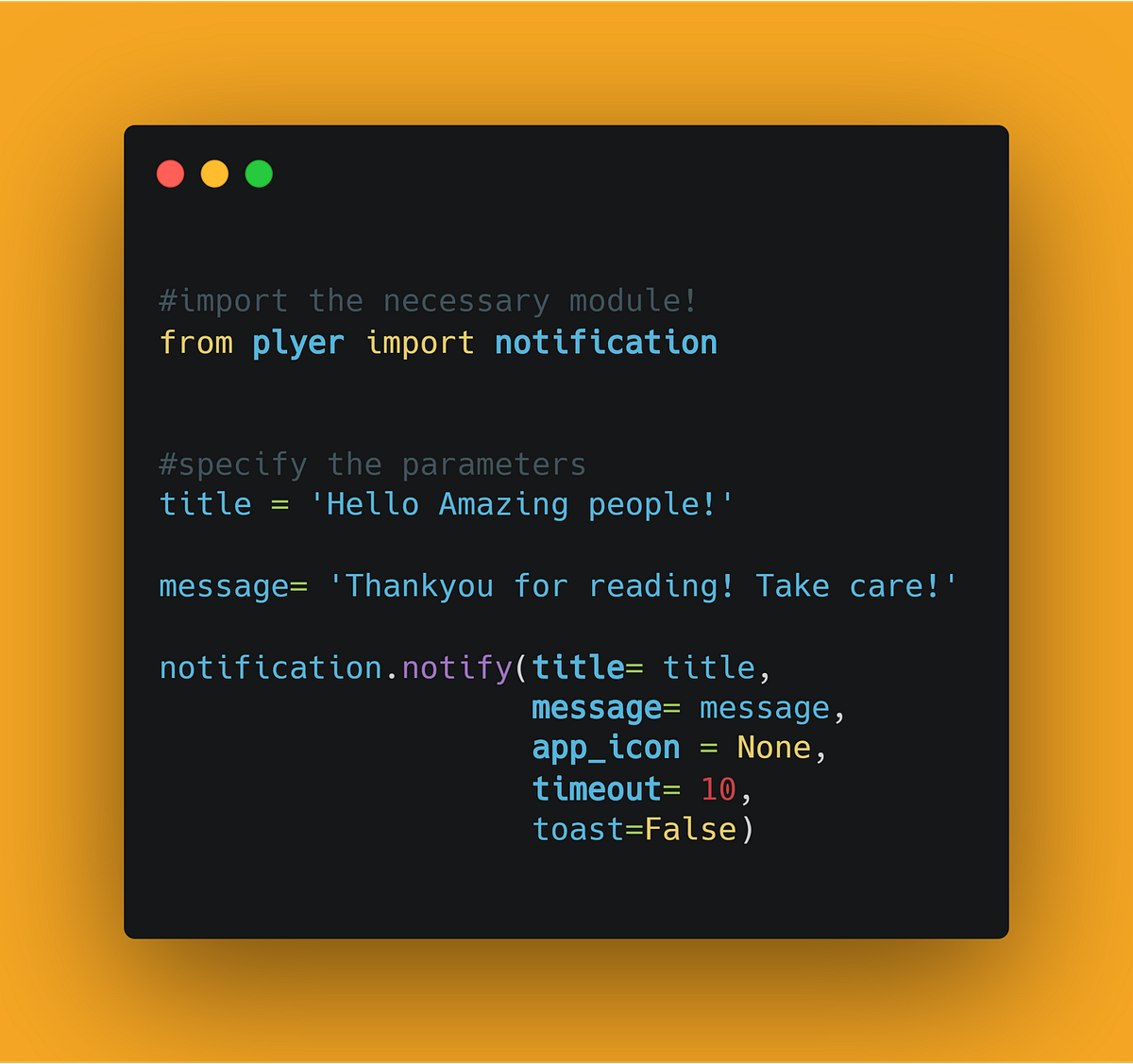 Create Desktop Notifier using Python | by Priyanka Prasad | Medium