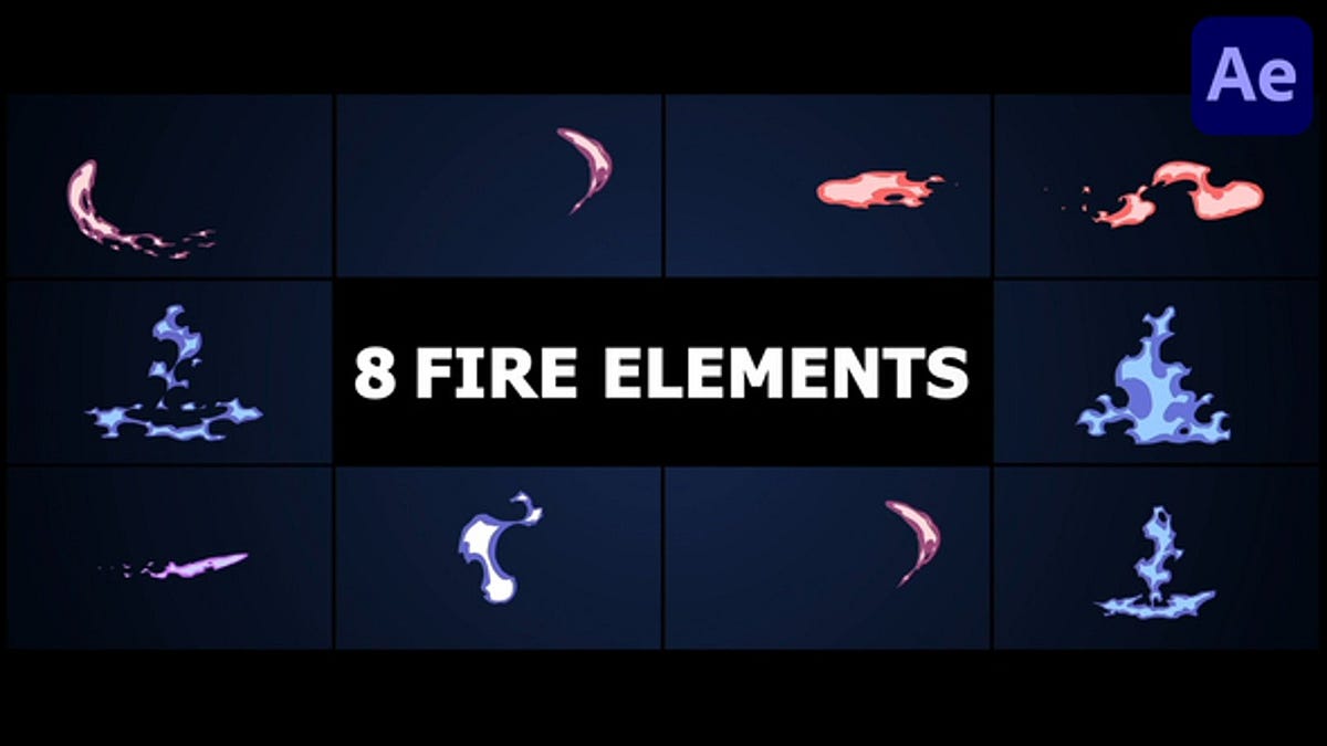 Fire Elements for After Effects - Pixelpenance - Medium