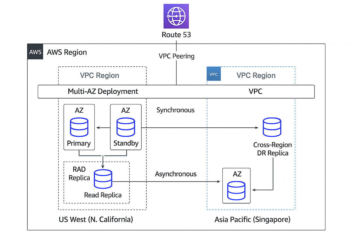 AWS RDS PostgreSQL HA/DR Setup with Cross-Region Replication | by Suraj ...
