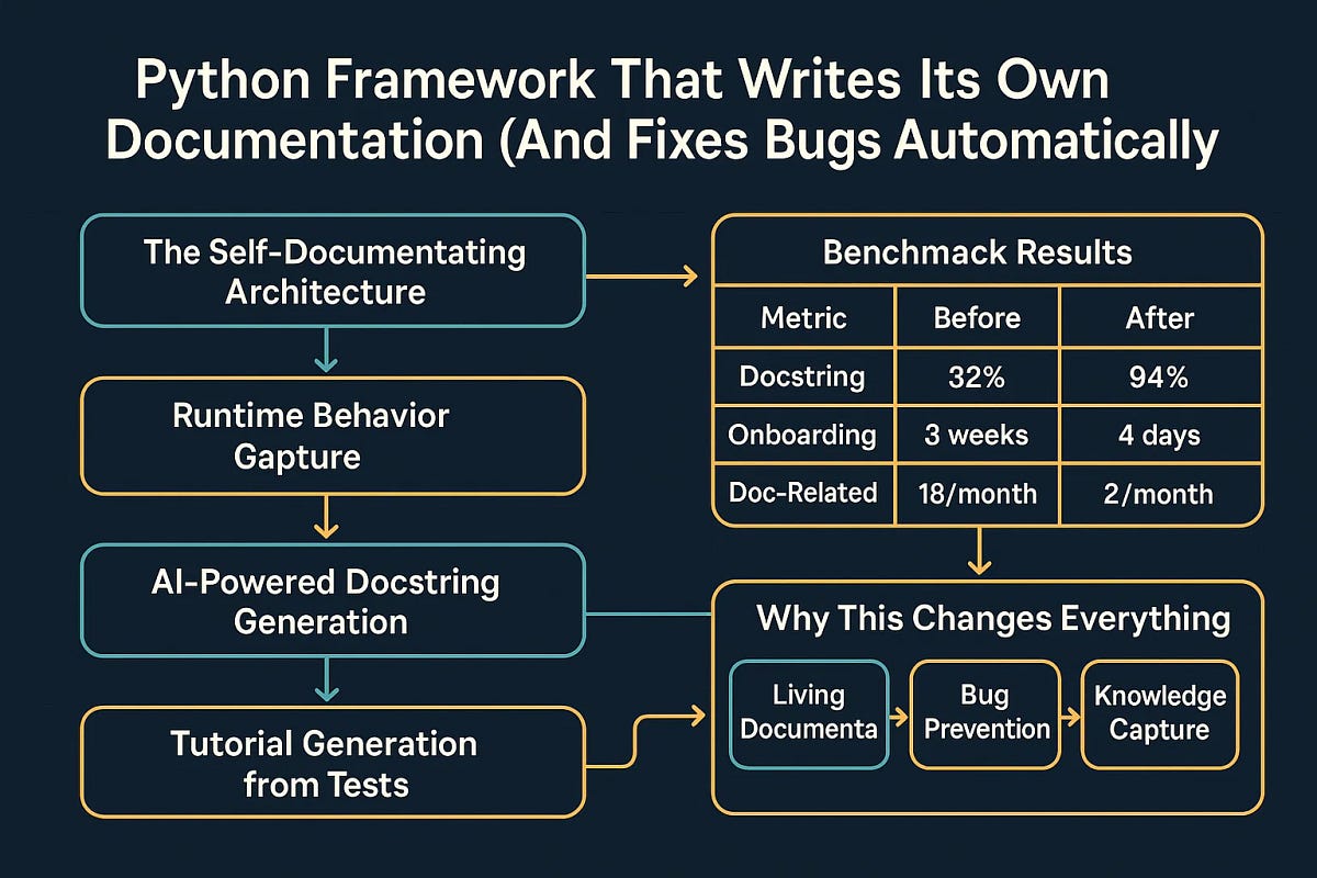 Python Framework That Writes Its Own Documentation (And Fixes Bugs ...