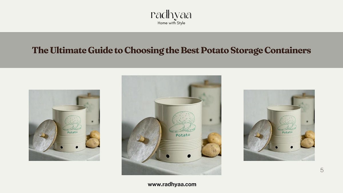 Stylish and Functional Potato Storage Containers | by Radhyaaofficial ...