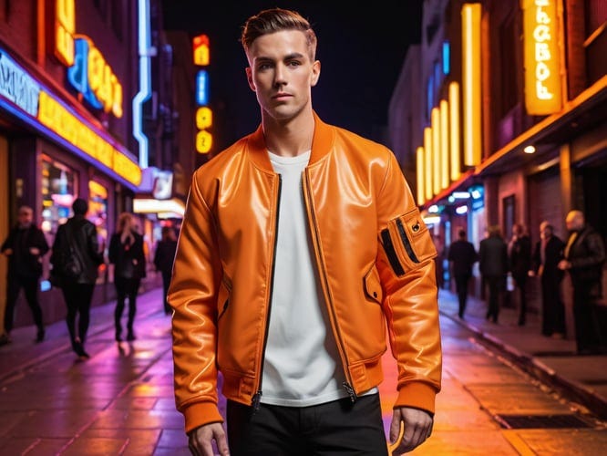 Orange Bomber Jackets | by Berkley Jarvis | Medium