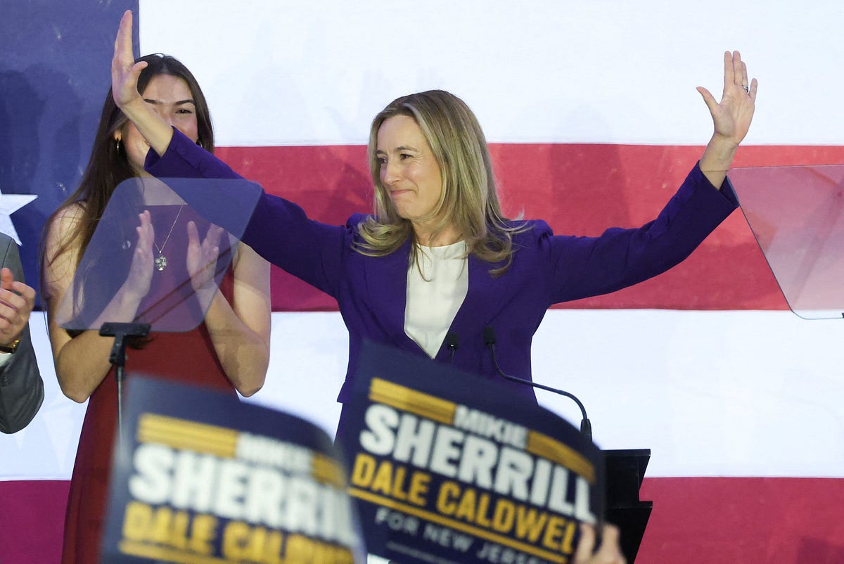 The Numbers Behind Mikie Sherrill’s New Jersey Win | by Joshua Lagunas | The Left Is Right | Nov ...