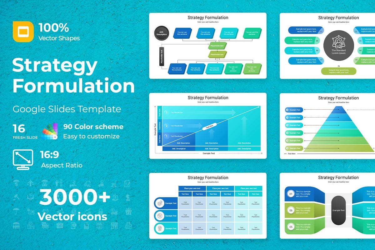 Strategy Formulation Google Slides Template | by Cybercrescent | Aug ...