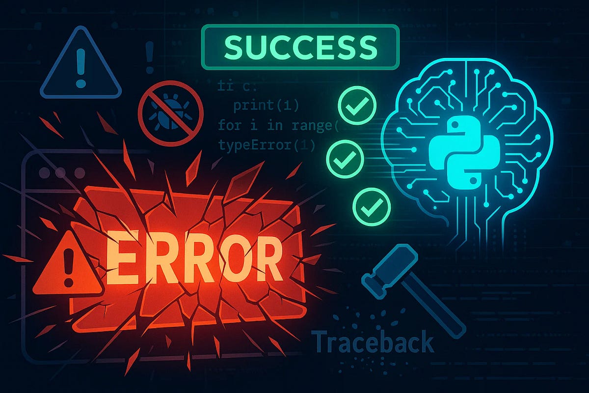 How I Turned My Python Errors Into Instant Fixes Using a Custom Debug Assistant | by Zain Shoaib ...