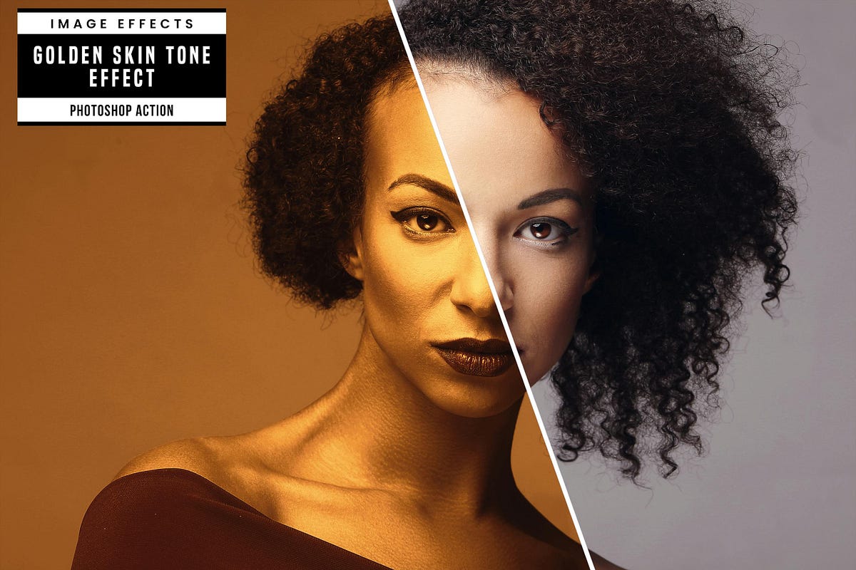 Golden Skin Tone Effect Layer Styles Add-ons | by Glowgenius | May ...