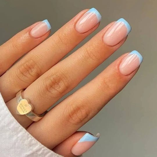 Blue French Tips | by Jennifer Lawrence | Jun, 2024 | Medium