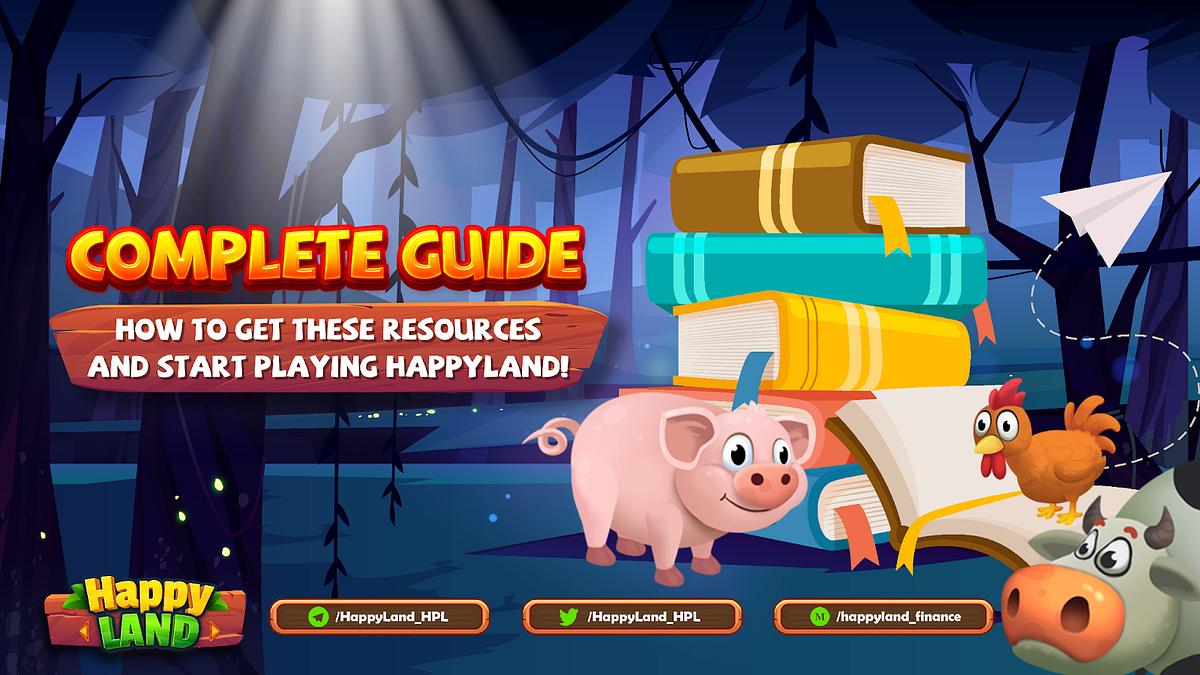Instructions on How to Start Playing on HappyLand Farming Metaverse ...