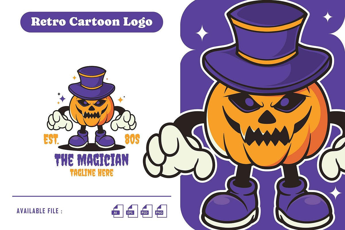 The Magician Retro Logo - Aquaartificer - Medium