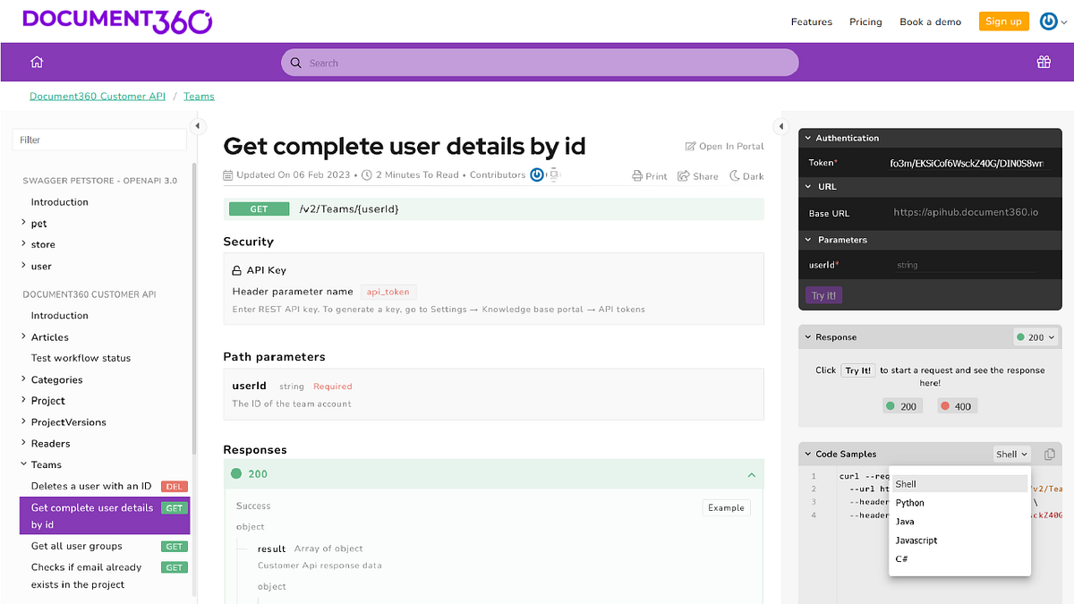 Document360 API First Impressions | by Gideon Behrensmeyer | Medium
